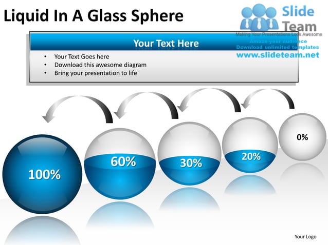 Liquid in a glass sphere powerpoint presentation slides ppt templates ...