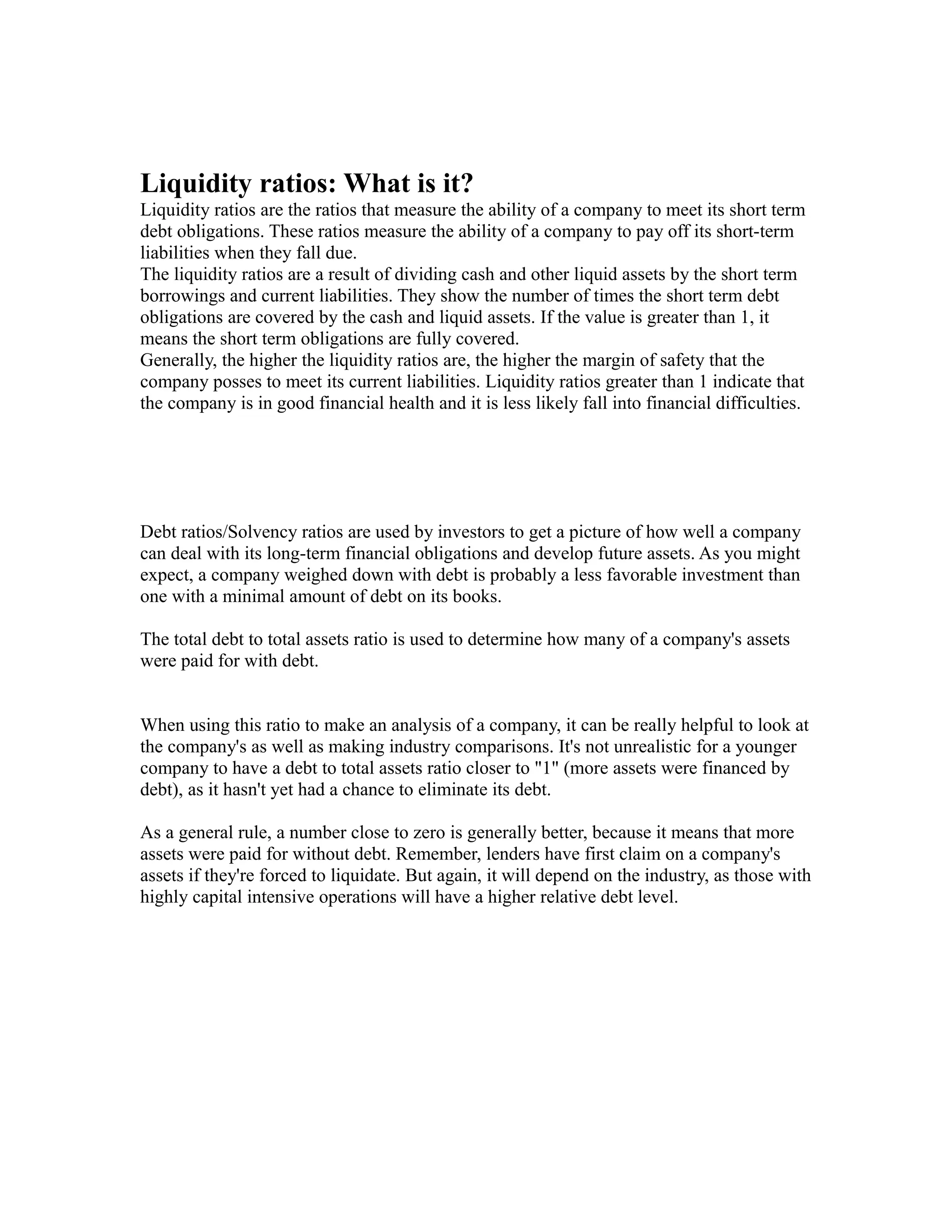 Liquidity | DOC