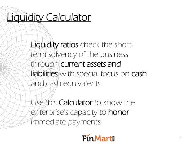 Liquidity Ratio Formula
