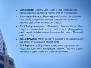 Liquidity decision in banking system | PPTX