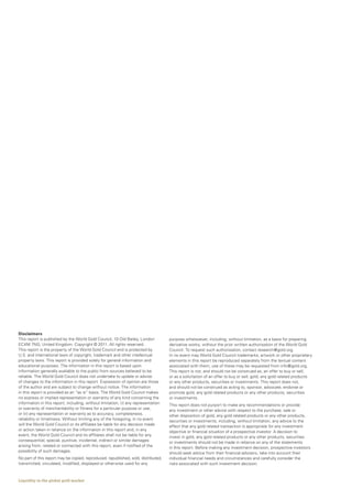 Liquidity of the Global Gold Market | PDF