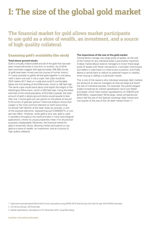 Liquidity of the Global Gold Market | PDF