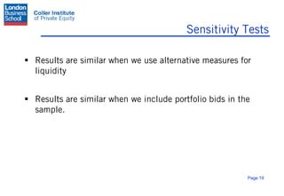 Liquidity in the Secondaries Private Equity Market – Coller Institute ...