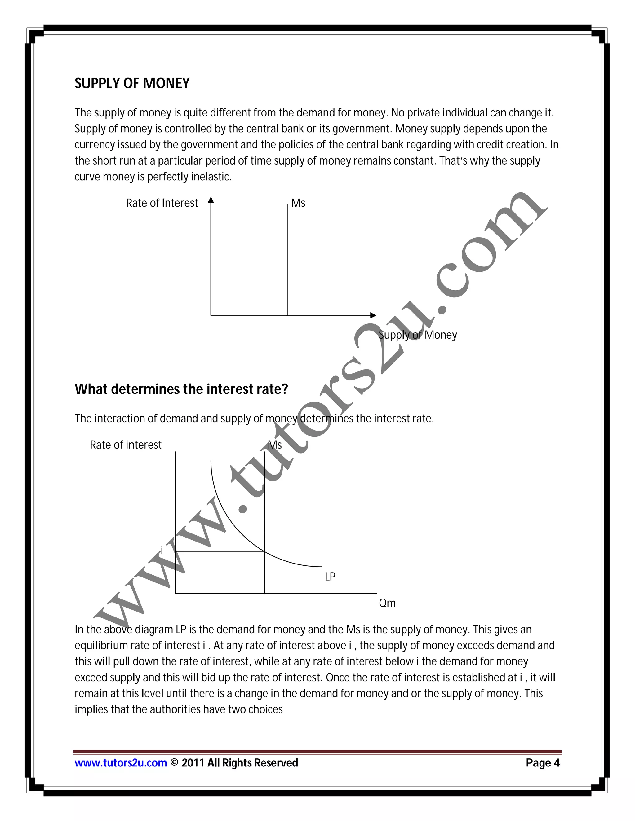 Liquidity preference theory | PDF