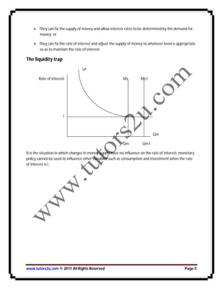 Liquidity preference theory | PDF