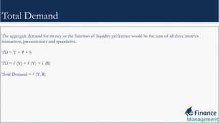 Liquidity Preference Theory | PPTX