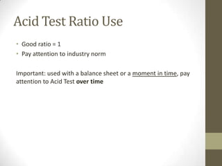 Liquidity ratios | PPTX