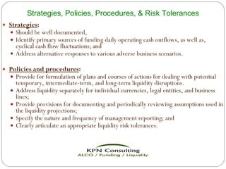 ALCO Process - Liquidity Risk Management | PPT