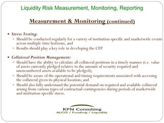 ALCO Process - Liquidity Risk Management | PPT