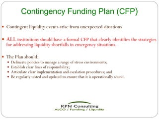 ALCO Process - Liquidity Risk Management | PPT