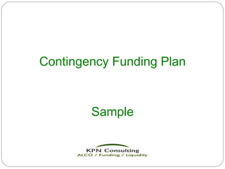 ALCO Process - Liquidity Risk Management | PPT