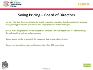 SLF SESSION | Liquidity Risk Management and the SEC’s Proposed Rules Impact and Program ...