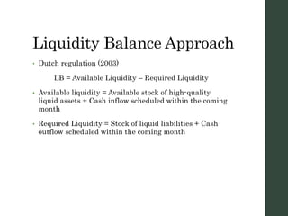 Liquidity Risk Measurement | PPTX