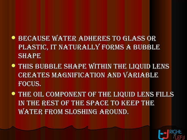 Everything you want to know about Liquid Lenses | PPT