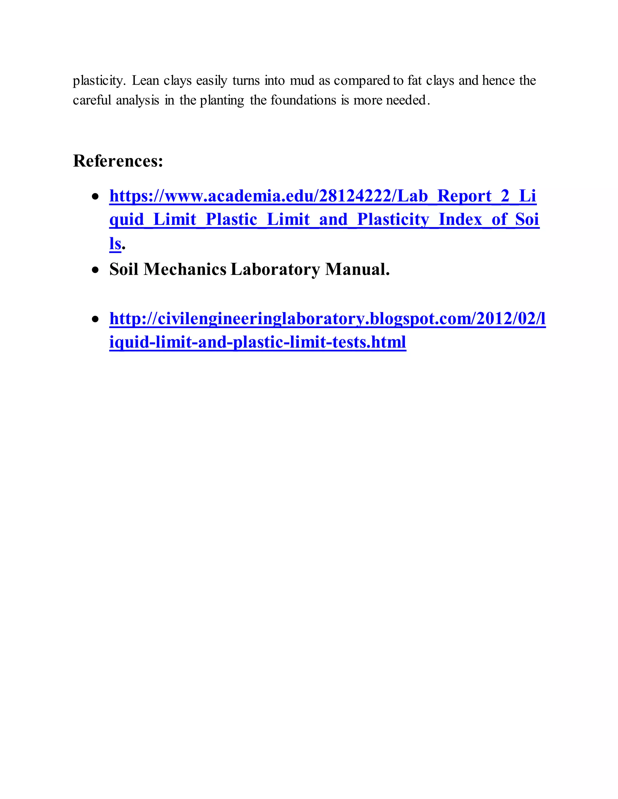 Liquid Limit And Plastic Limit Test Docx 9315