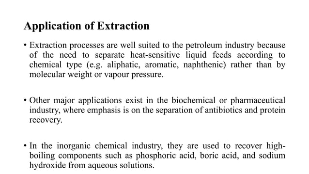Liquid liquid extraction 1 | PPTX