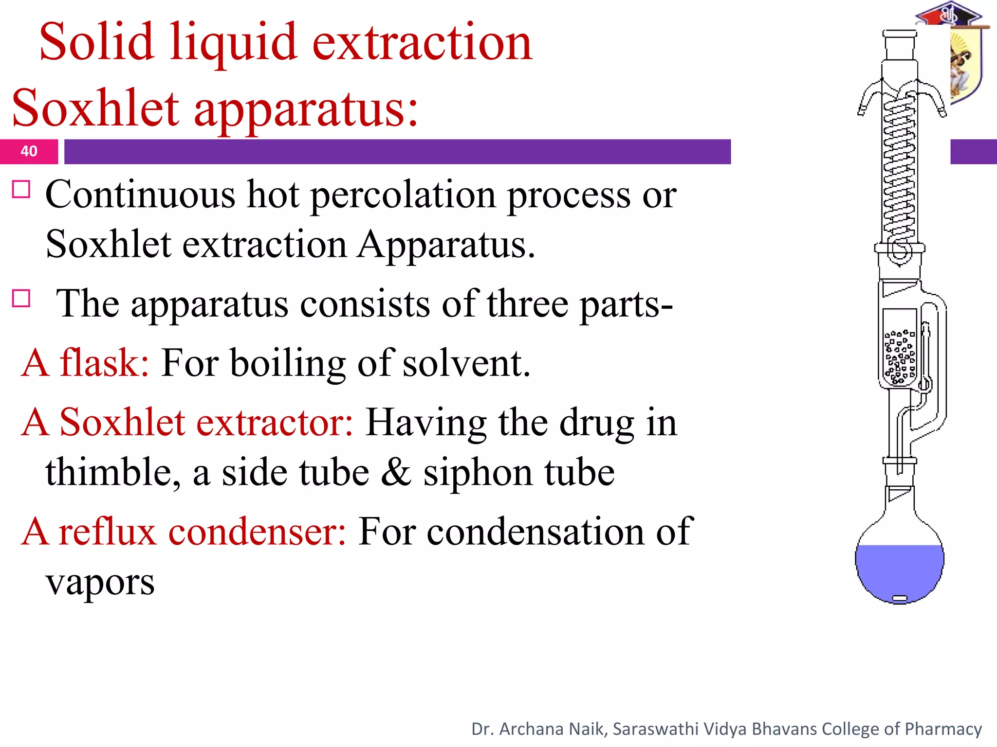 Liquid liquid extraction sy 2014 | PPT | Chemistry | Science