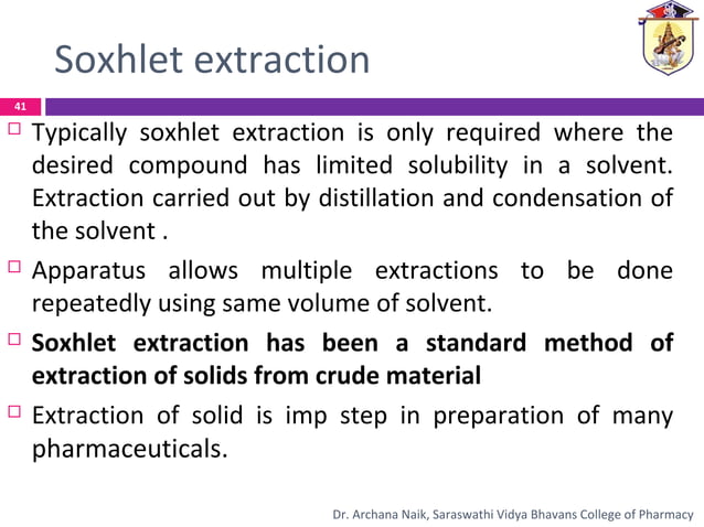 Liquid liquid extraction sy 2014 | PPT | Chemistry | Science