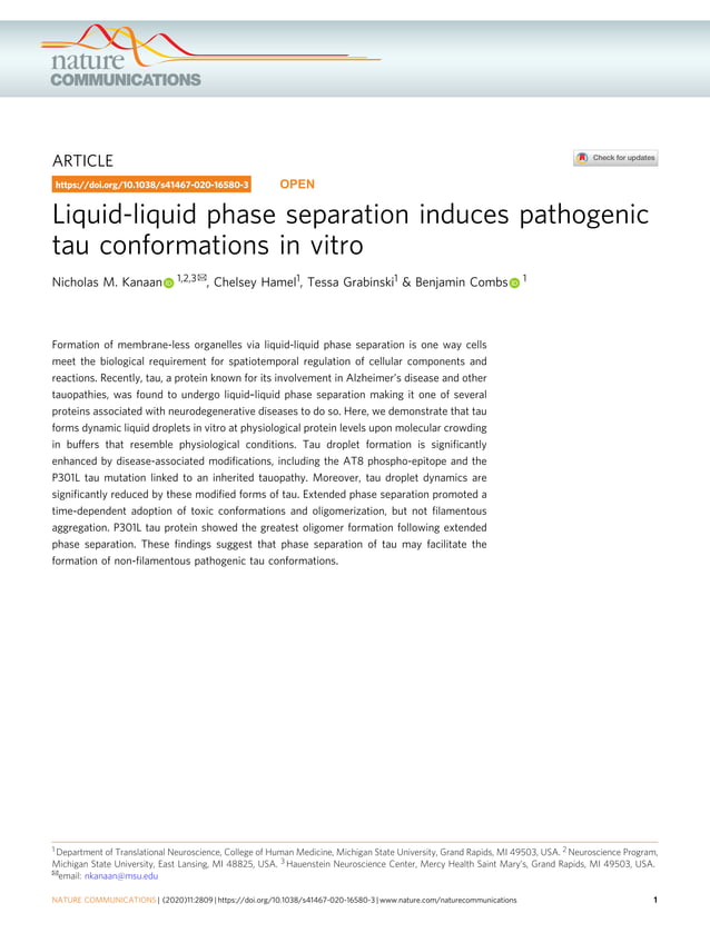 Liquid liquid phase separation | PDF Liquid liquid phase separation | PDF