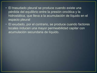 Liquido pleural y ascitico | PPTX