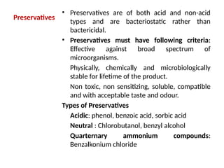Liquid Orals Introduction and Classification | PPTX