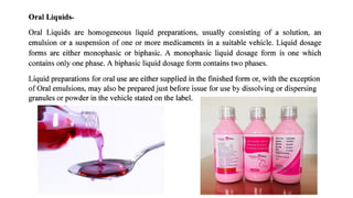 Liquid orals.pptx Industrial Pharmacy go | PPTX