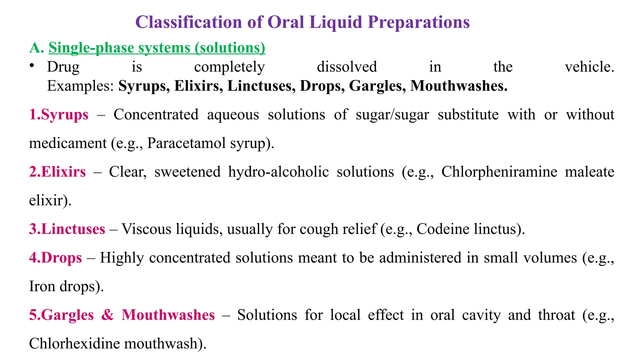 Liquid Orals Industrial Pharmacy-I Unit II | PPTX