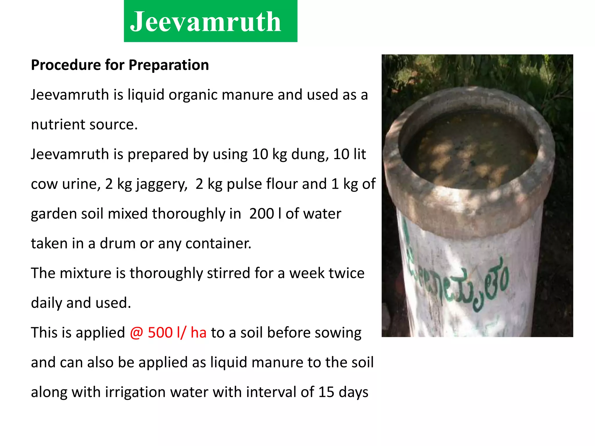 Liquid organic manures | PPTX