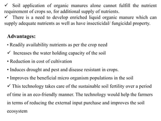 Liquid organic manures | PPTX