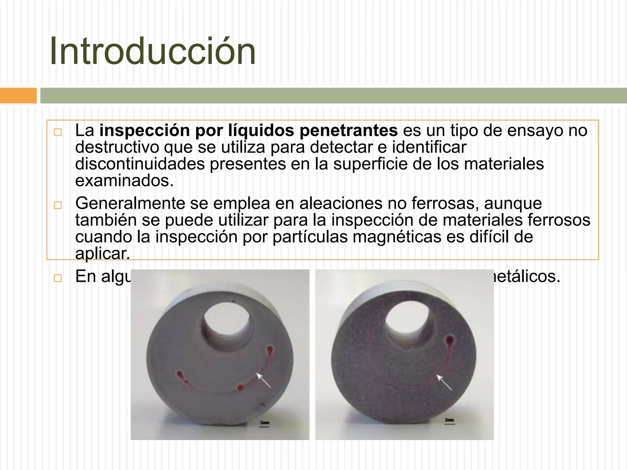 Liquidos penetrantes | PPTX | Chemistry | Science