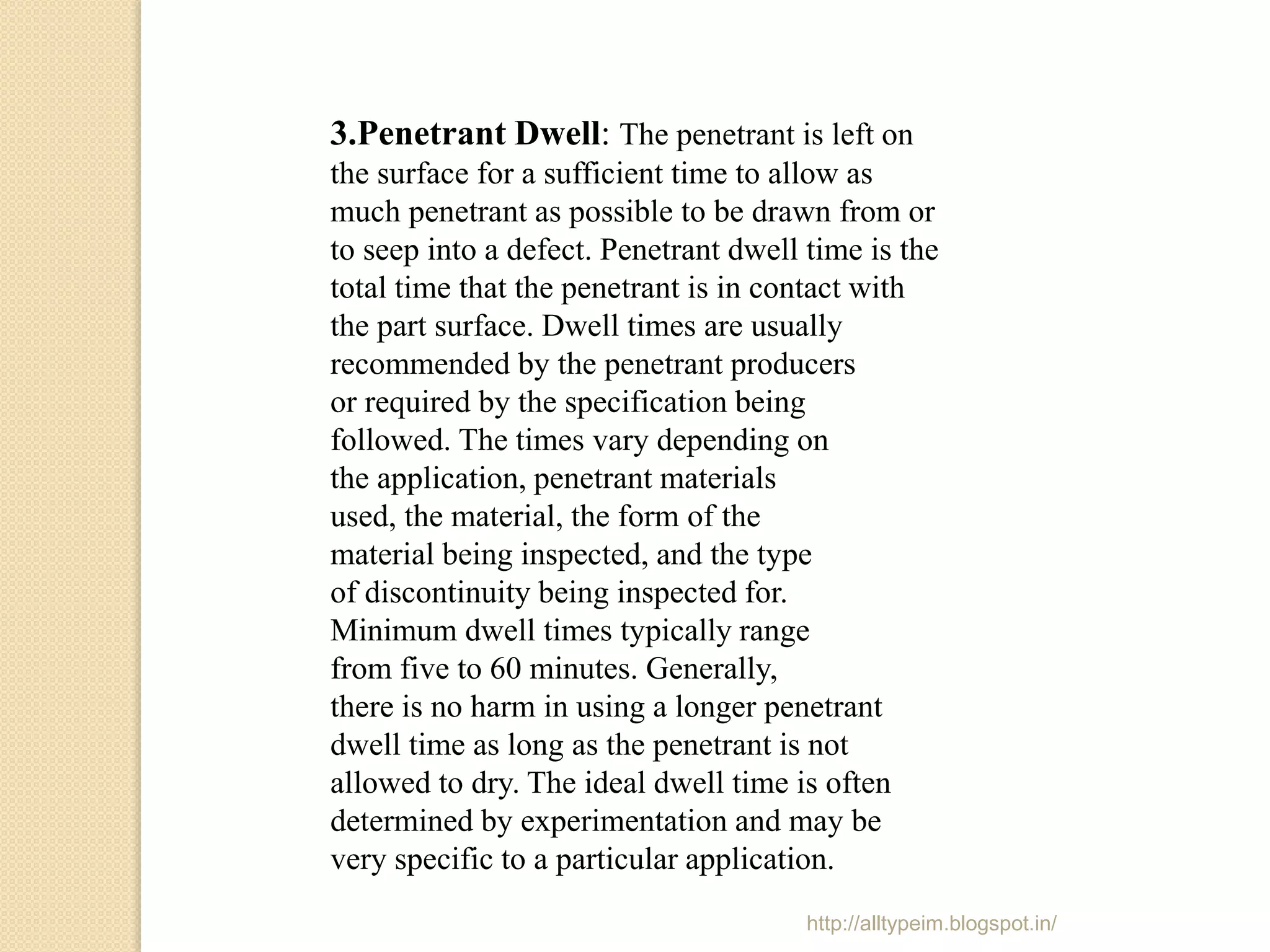 Liquid penetrant testing | PPTX