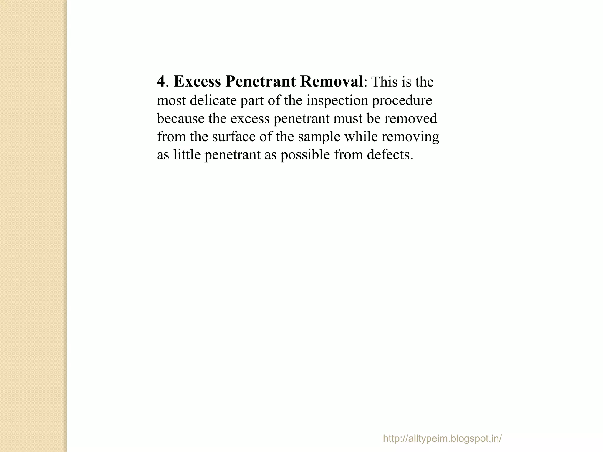 Liquid penetrant testing | PPTX