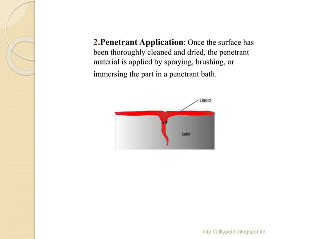 Liquid penetrant testing | PPTX