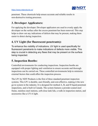 Liquid Penetrant Testing Demystified: Complete Guide | PDF