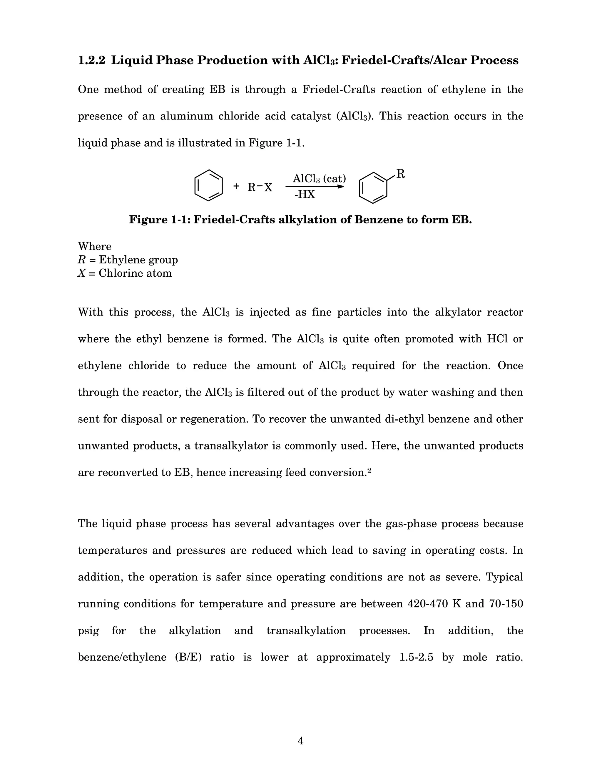 Liquid phase alkylation of benzene with-ethylene | PDF