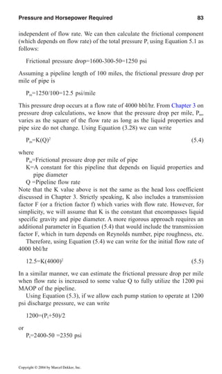 Liquid pipeline hydraulics (e.shashi menon, 2004) book | PDF
