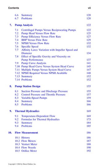 Liquid pipeline hydraulics (e.shashi menon, 2004) book | PDF
