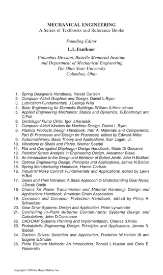 Liquid pipeline hydraulics (e.shashi menon, 2004) book | PDF