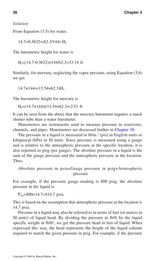 Liquid pipeline hydraulics (e.shashi menon, 2004) book | PDF