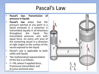 Liquid pressure chapter SEE Science Nepal | PPTX