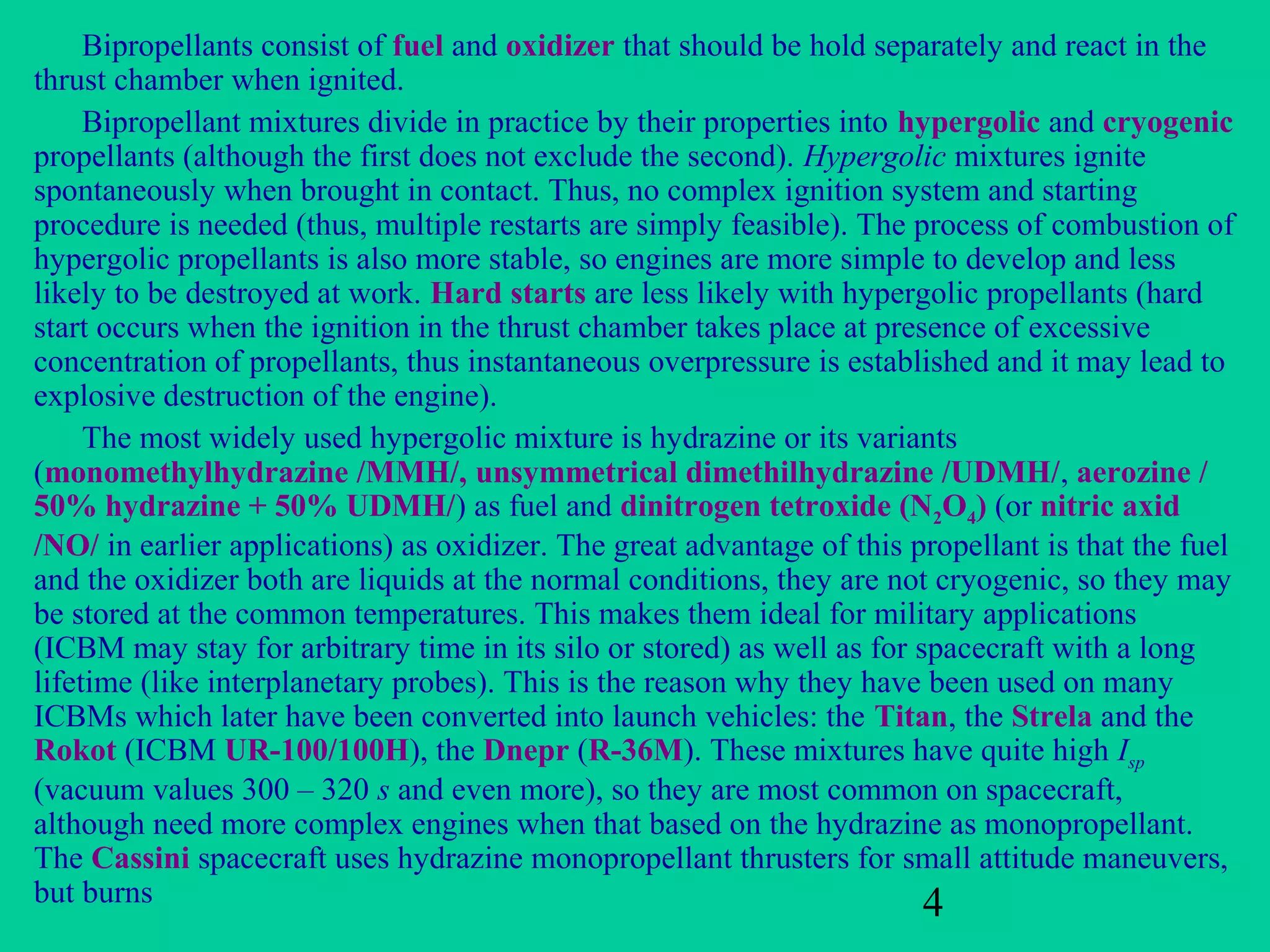 Liquid propulsion ppt | PPS