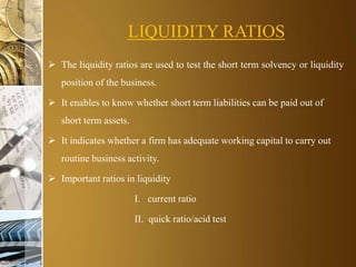 Liquid ratios | PPTX