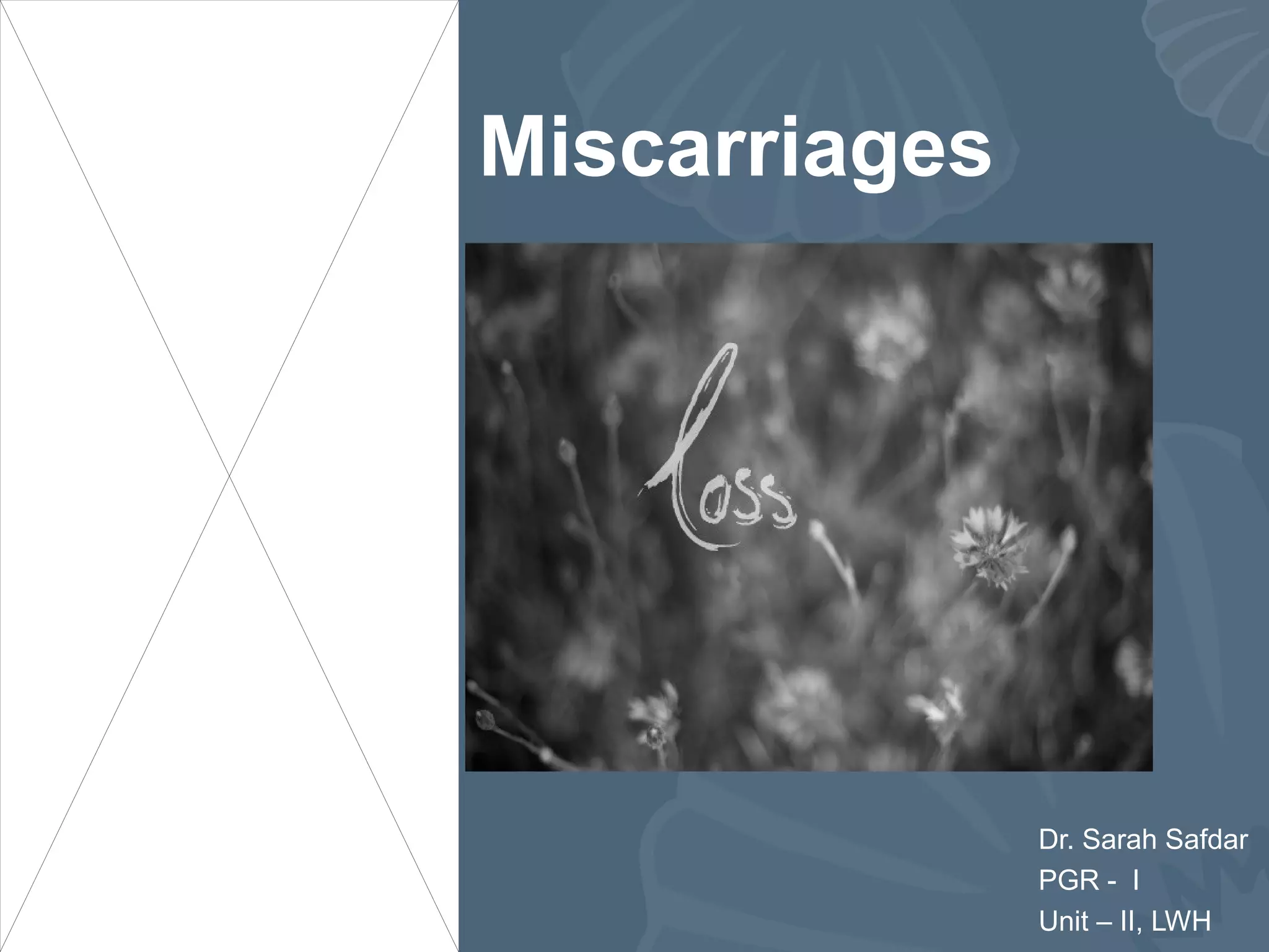 Miscarriages Ppt