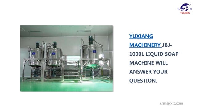 Liquid soap making machine | PPTX