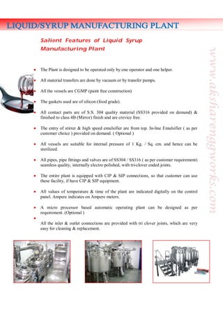 Liquid/Syrup/Oral Manufacturing Plant | PDF