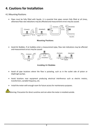 Liquid turbine flow meter | PDF