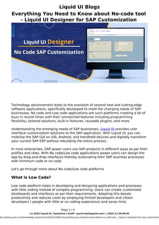 Liquid UI Designer - a no code tool for SAP.pdf