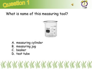 Liquid volume quiz | PPTX