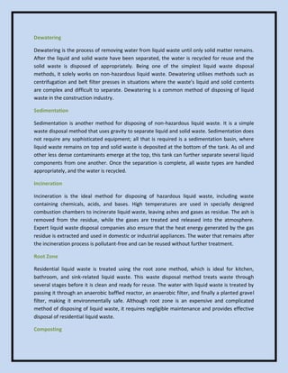 liquid waste disposal | PDF