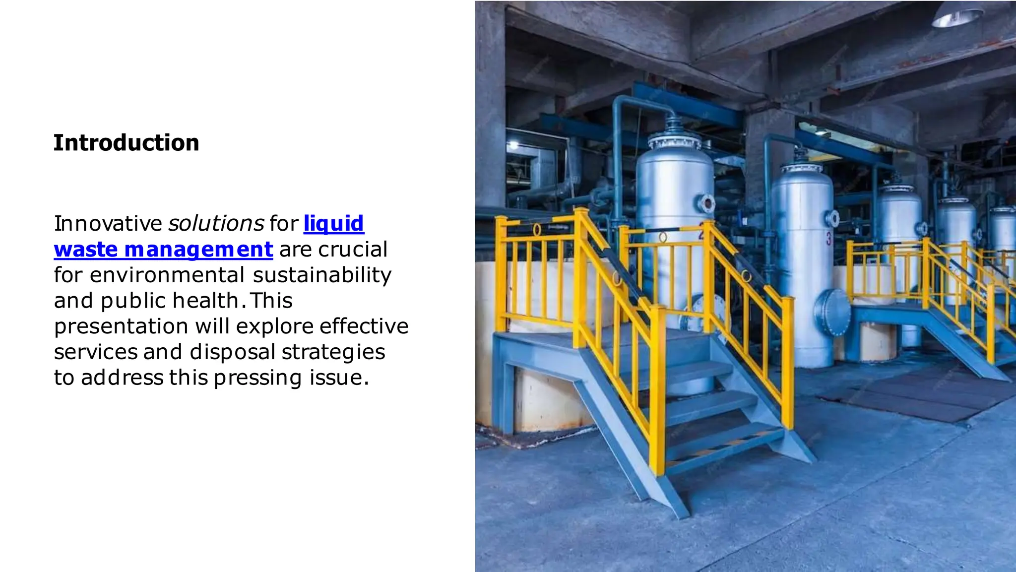 Efﬁcient Solutions for Liquid Waste Management: Services and Disposal ...